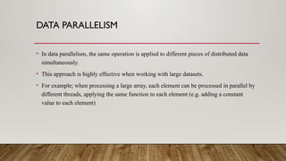TASK AND DATA PARALLELISM in Computer Science pptx | PPTX