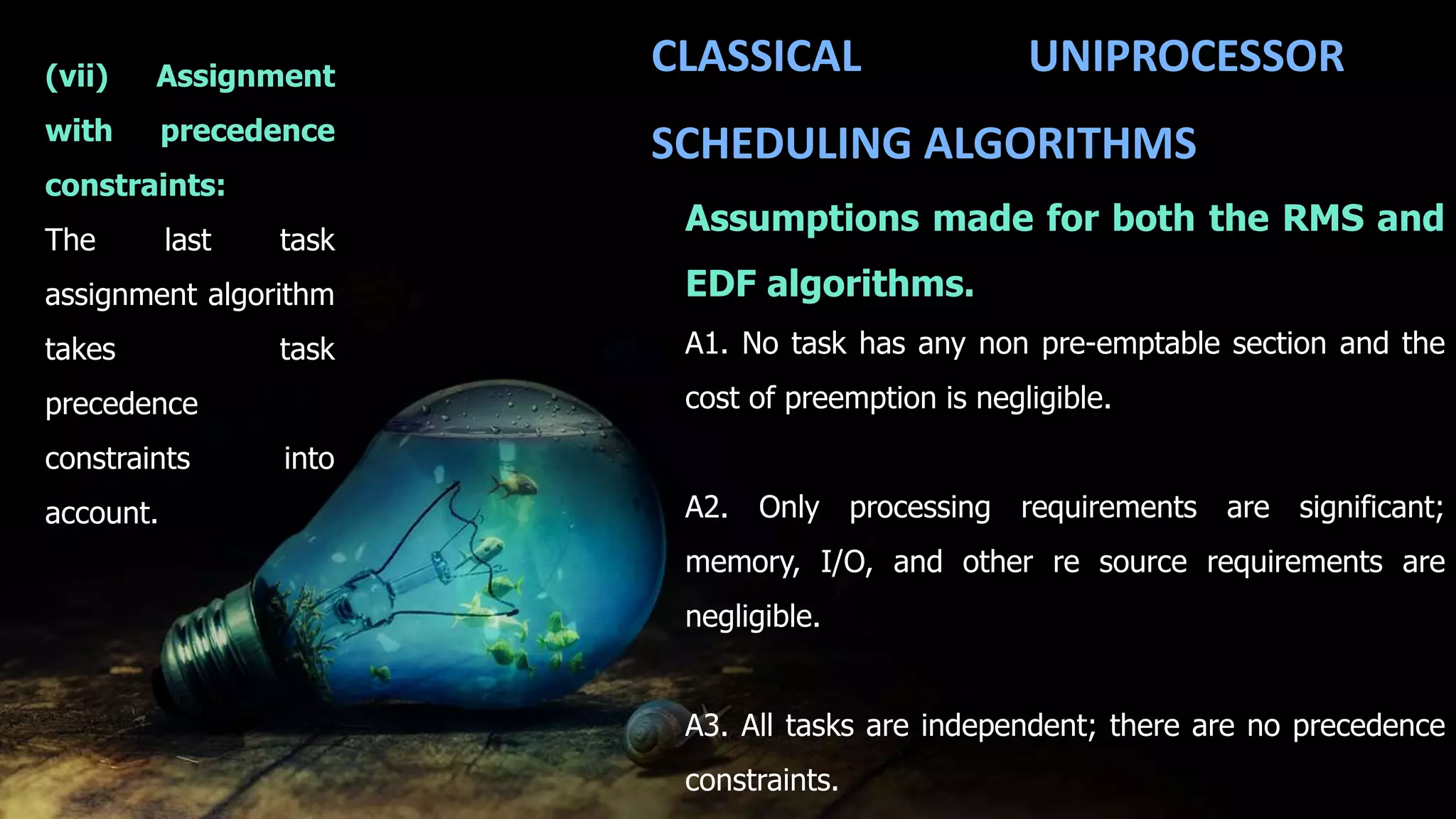 Task assignment and scheduling | PPTX | Operating Systems | Computer ...