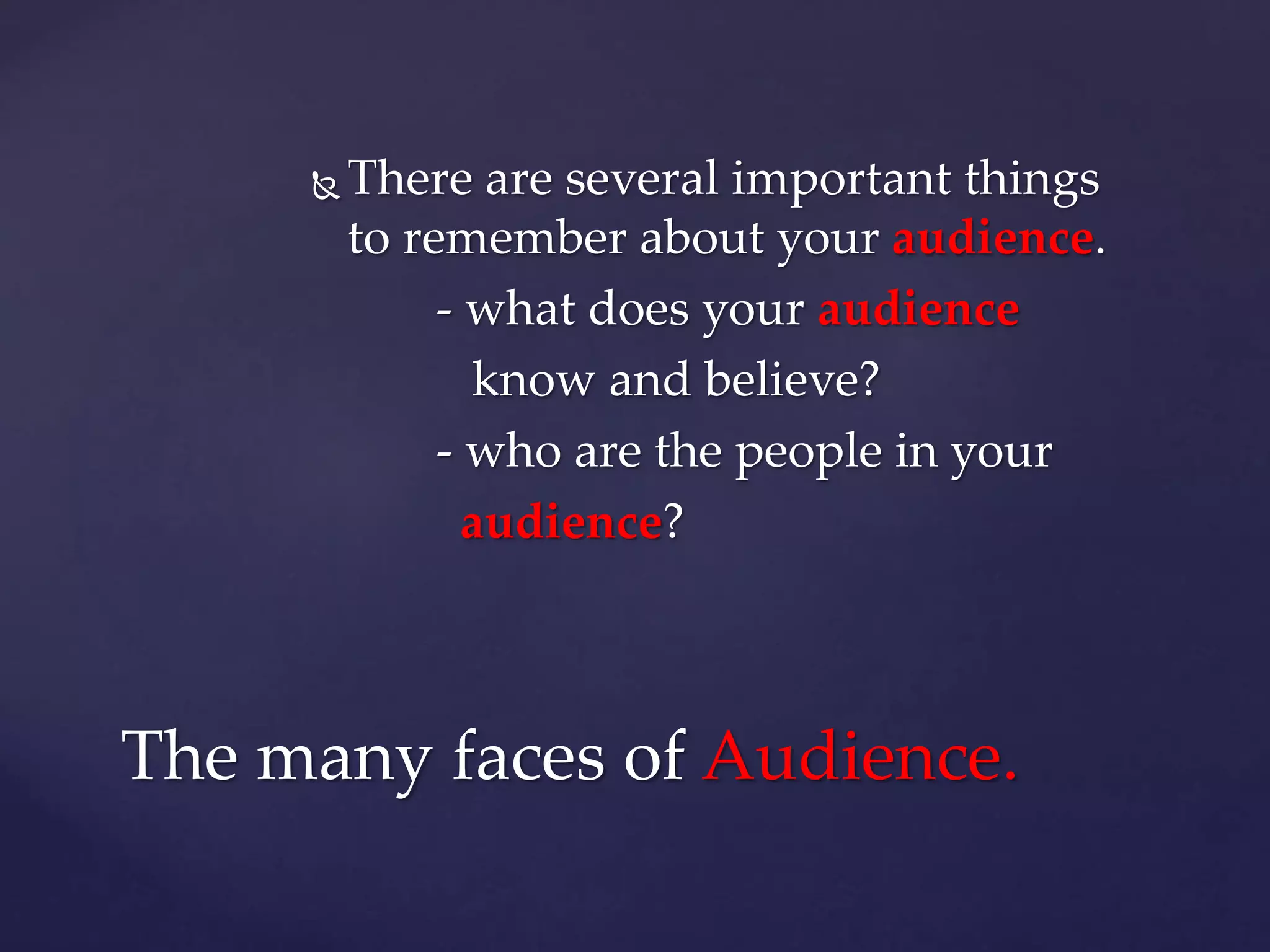 Task audiencepurpose | PPTX