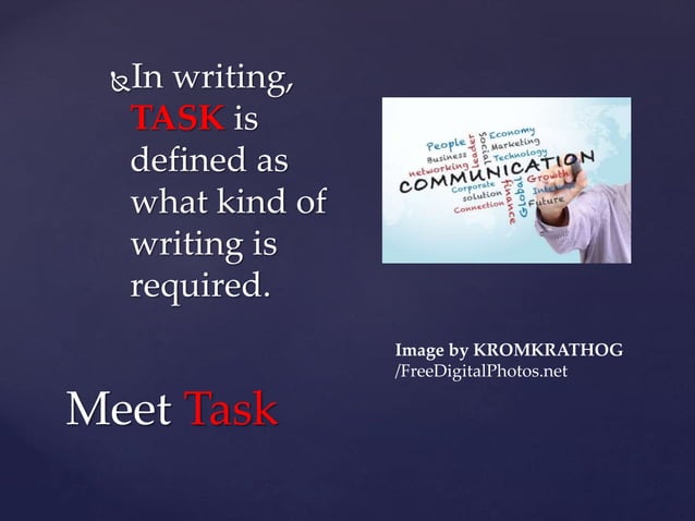 Task audiencepurpose | PPTX