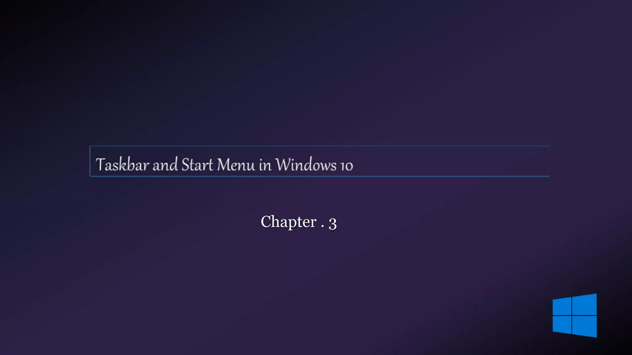 Task bar and start menu in window 10 - Class IV | PPTX