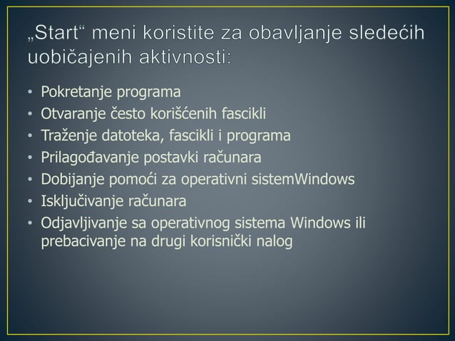 Taskbar & start menu | PPT
