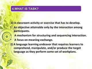 Task based | PPT