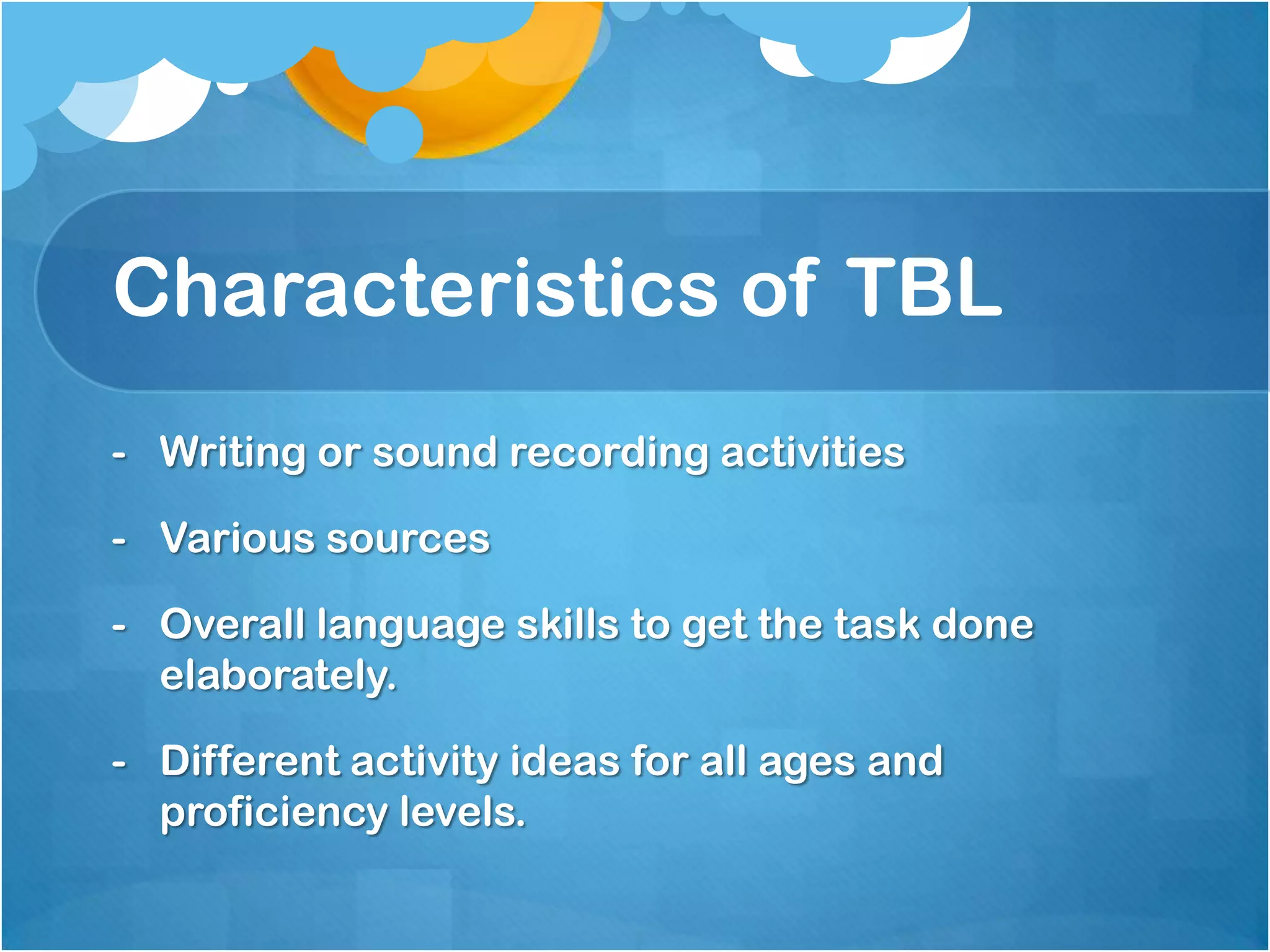 Task Based Learning | PPT