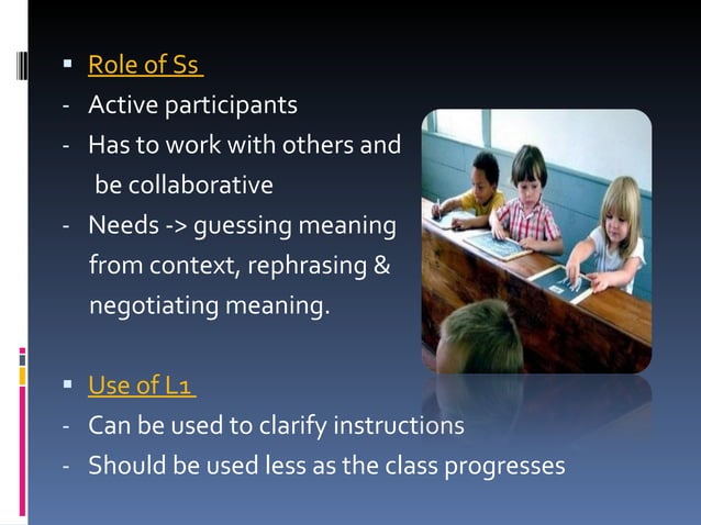 Task based instruction method | PPT