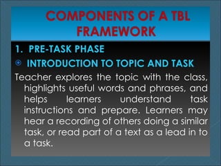 Task based language learning | PPT