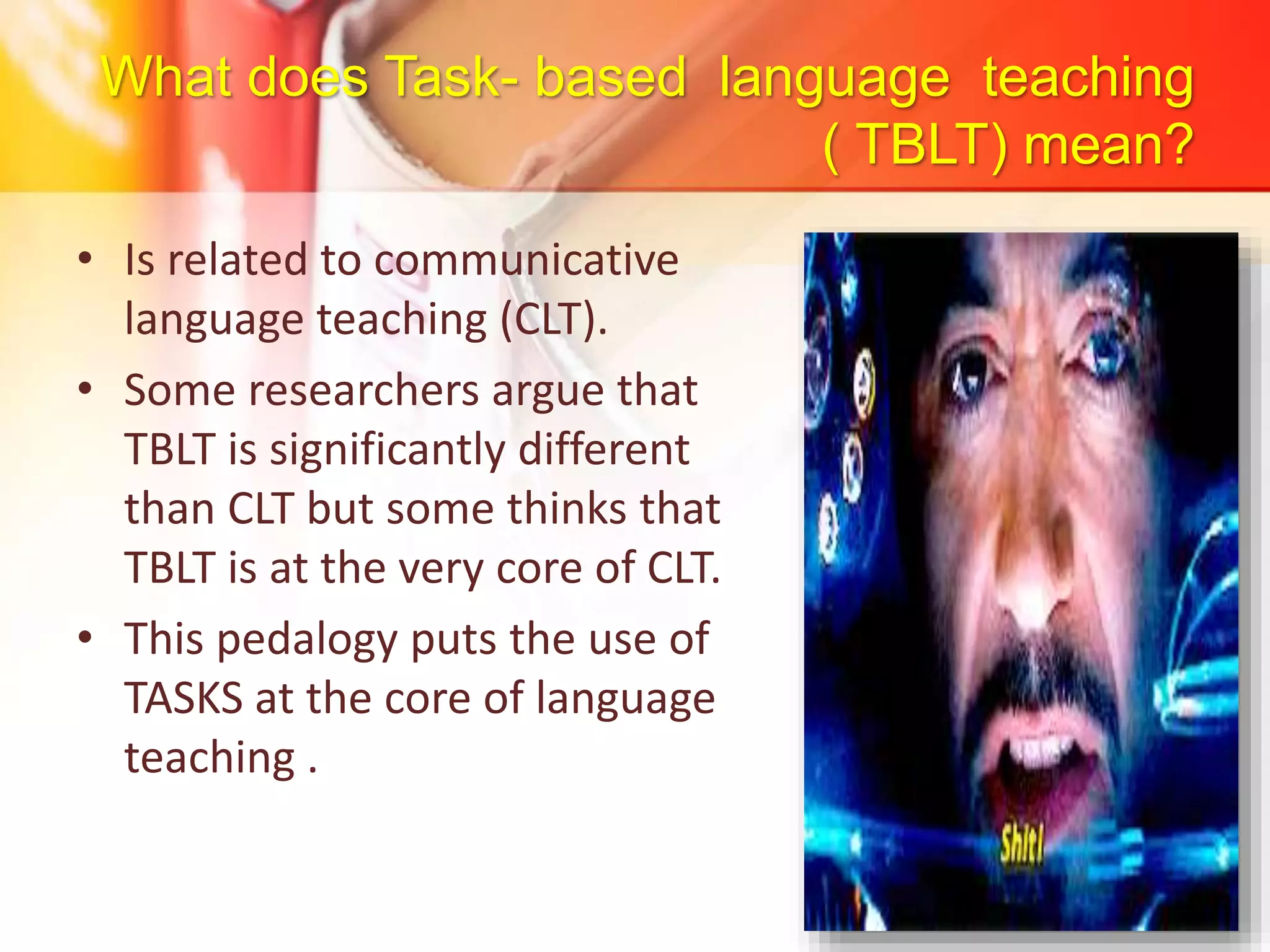 Task based language learning | PPTX