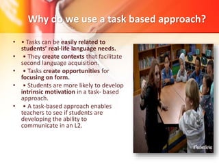 Task based language learning | PPTX
