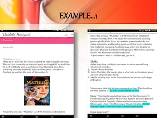 Task based language learning | PPTX