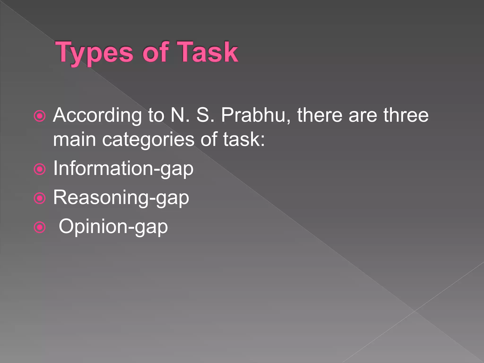 Task based language teaching | PPT | Free Download