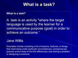 Task Based Learning | PPTX