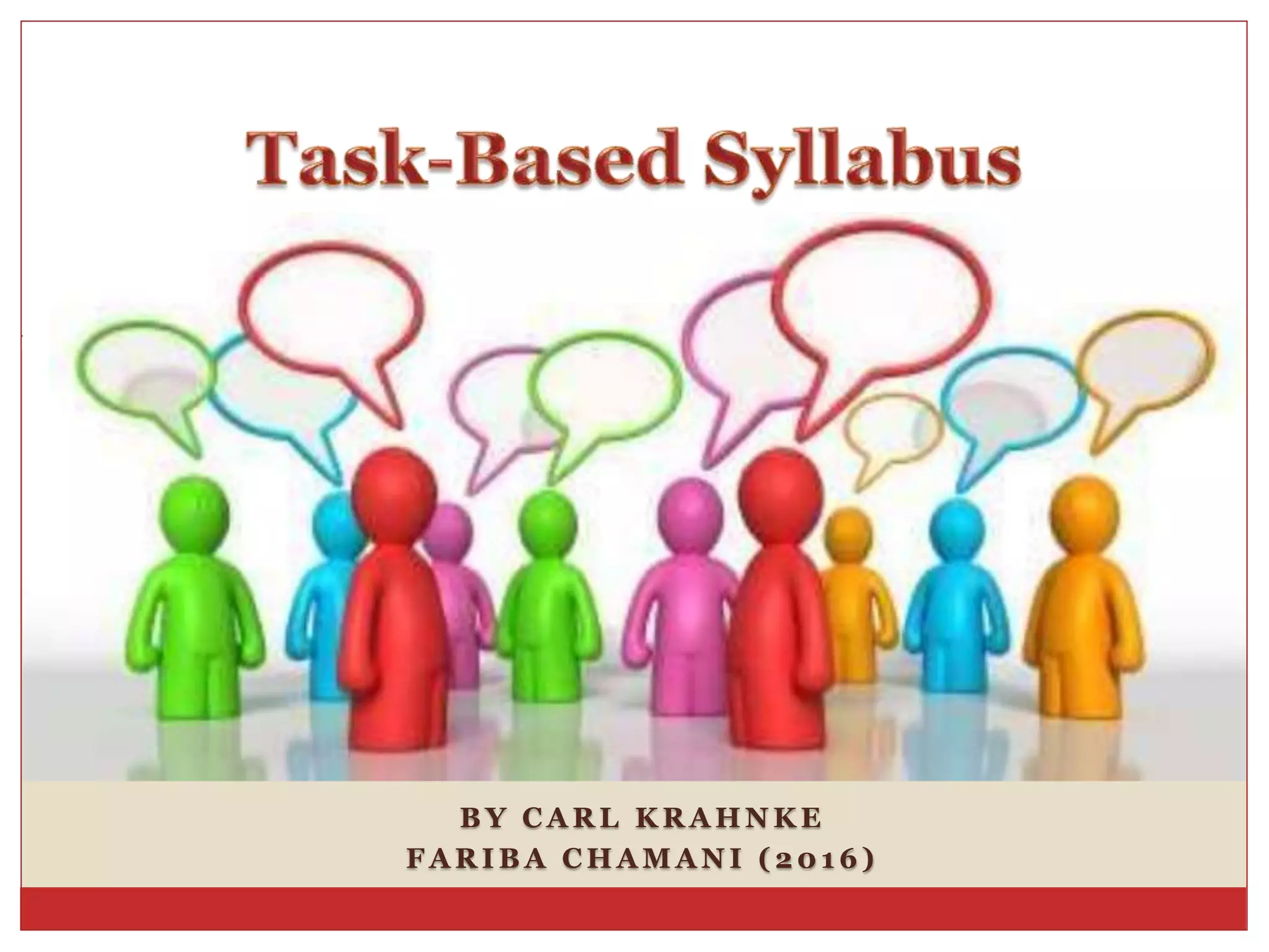 Task based syllabus | PPTX