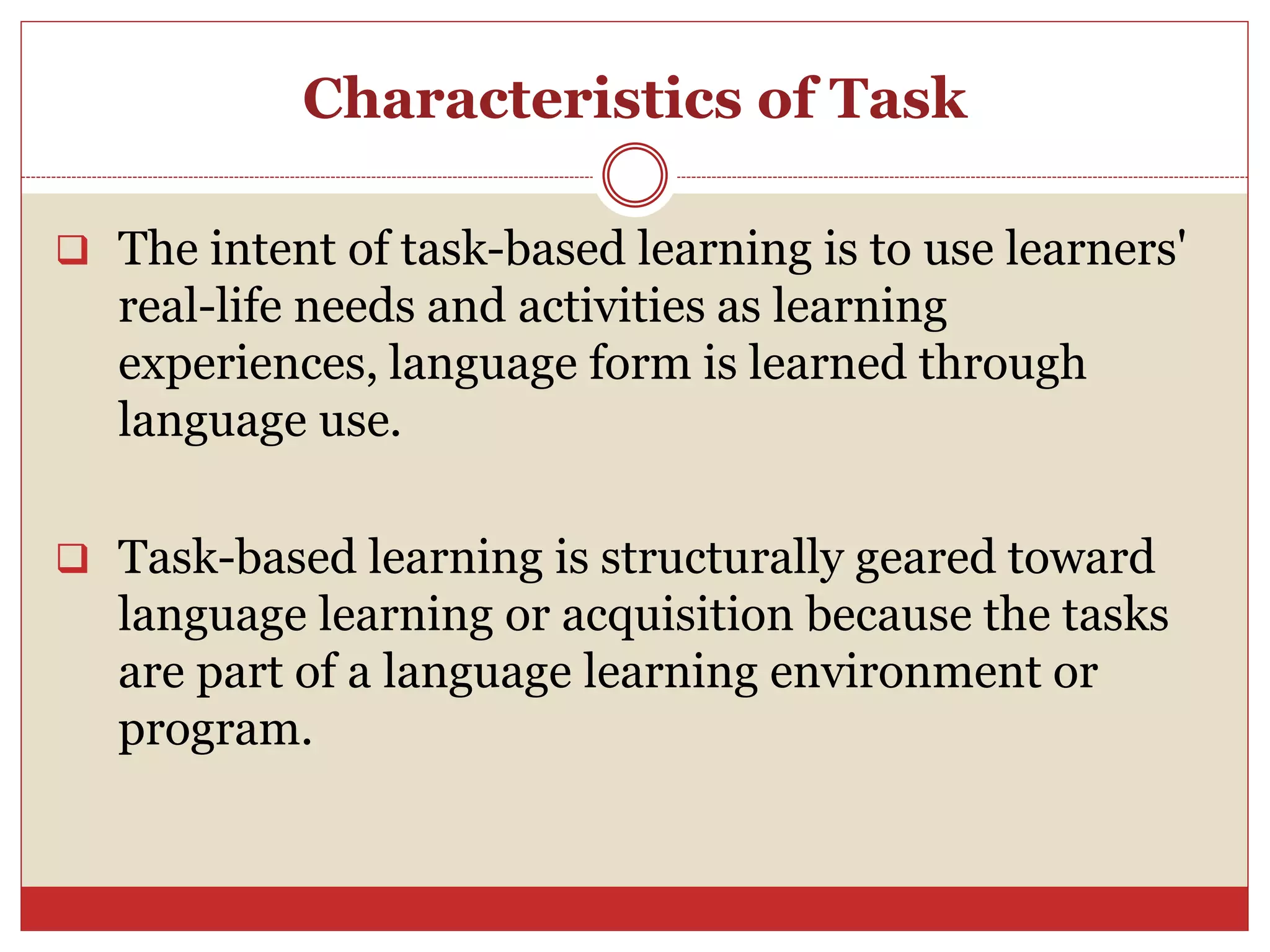 Task based syllabus | PPTX