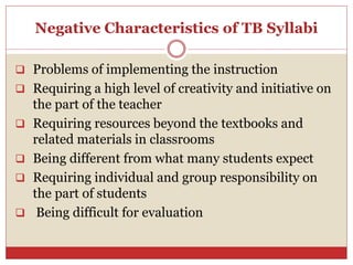 Task based syllabus | PPTX