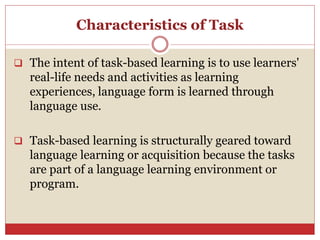 Task based syllabus | PPTX