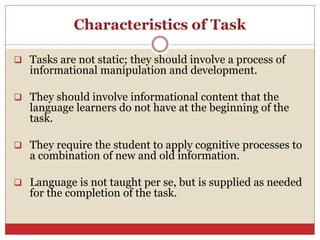 Task based syllabus | PPT