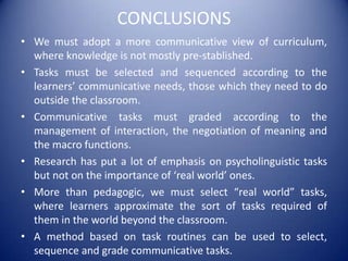 Task Based Syllabus Design | PPTX