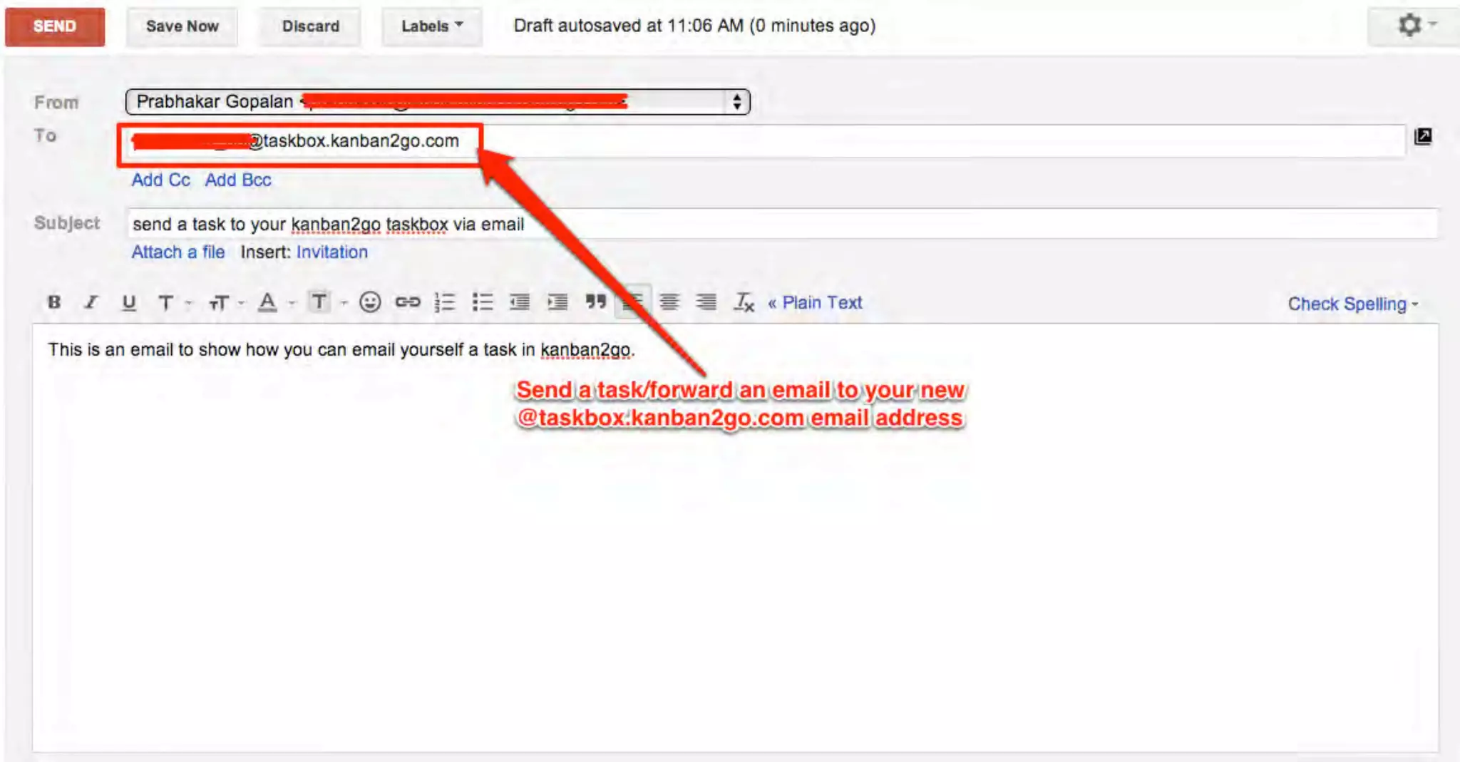 Taskbox explainer screenshots | PDF