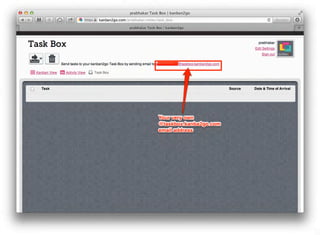 Taskbox explainer screenshots | PDF
