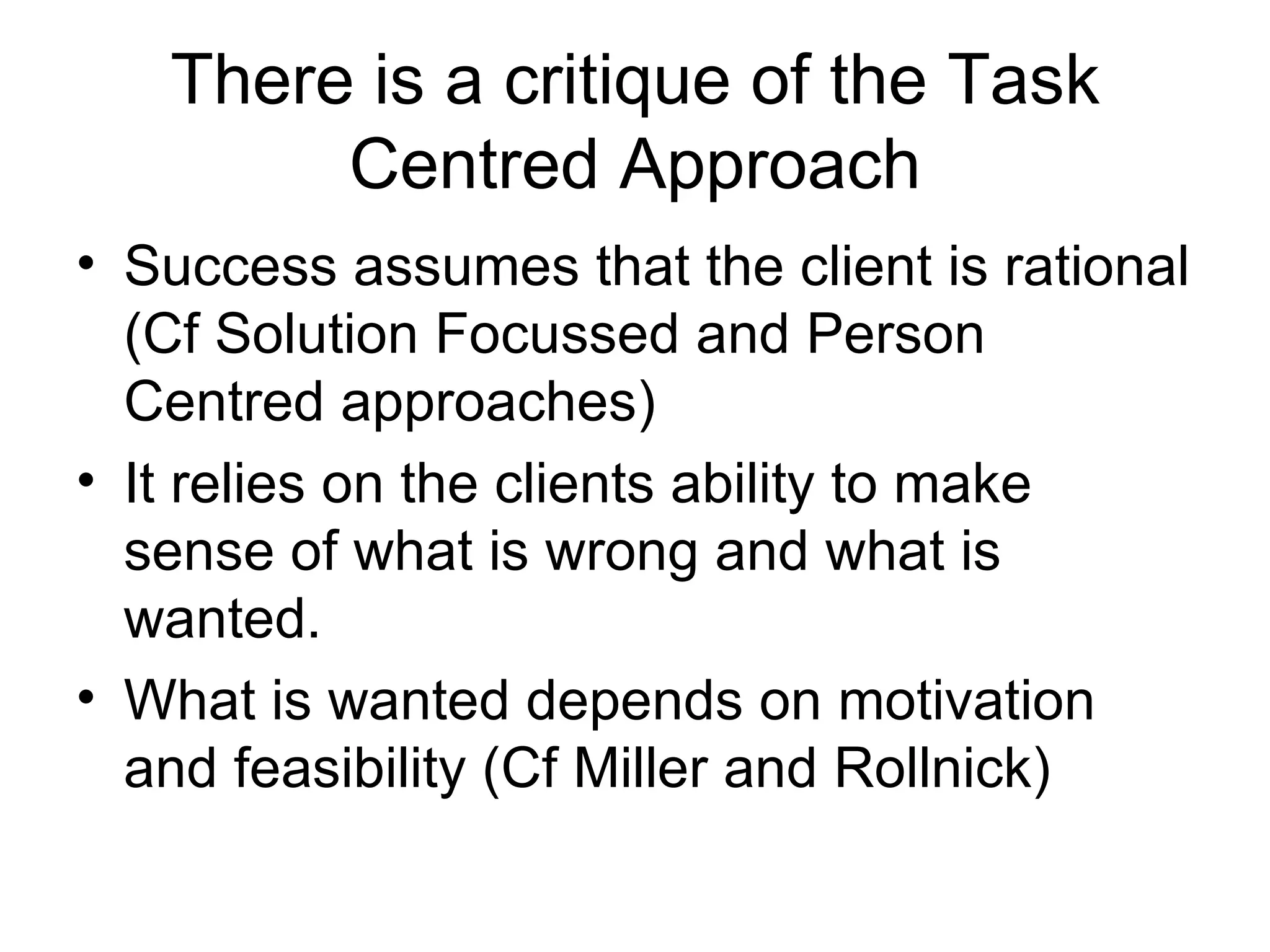 Task centred approaches | PPT