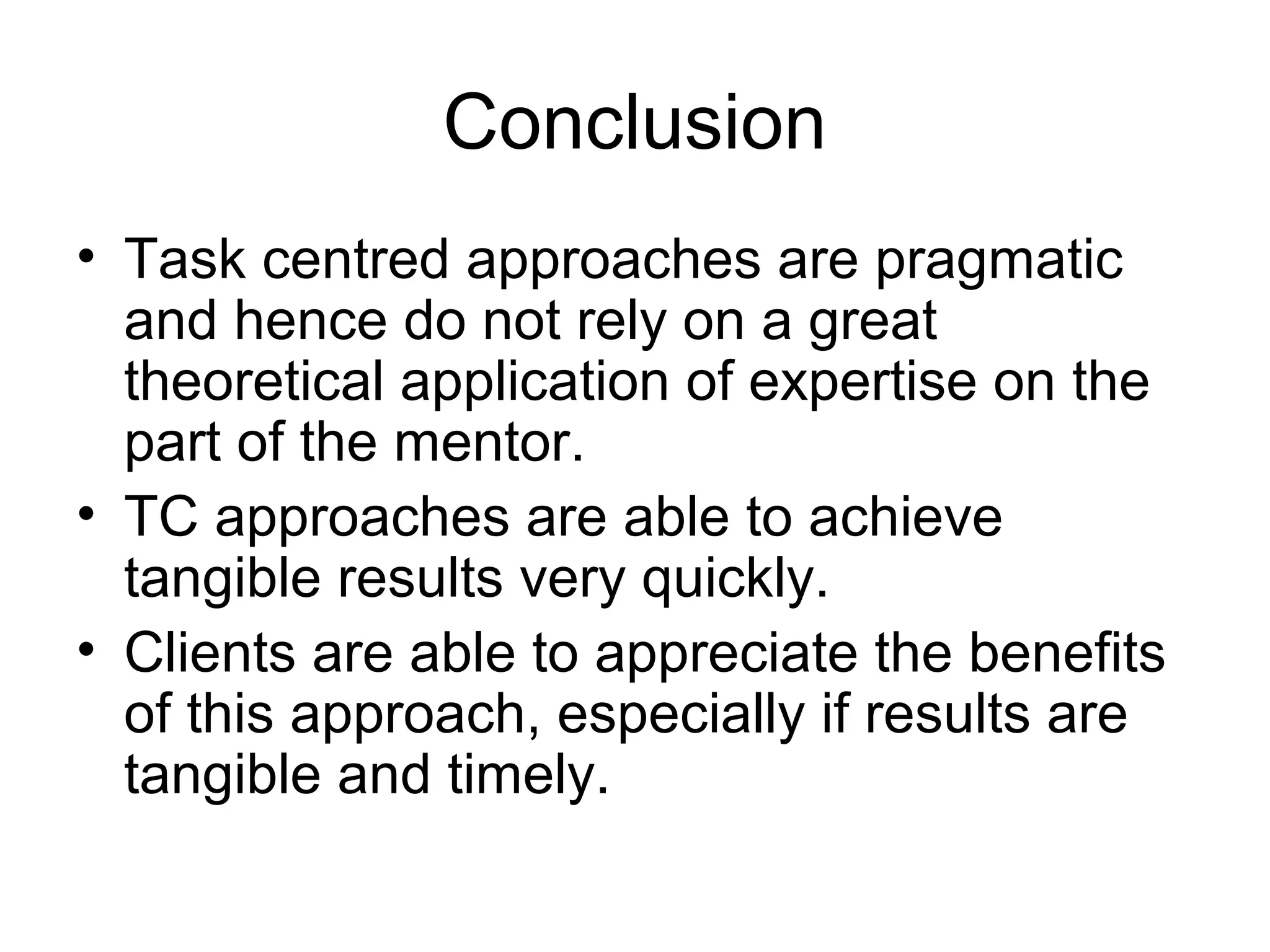 Task centred approaches | PPT