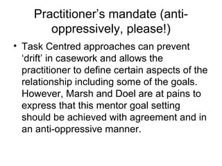 Task centred approaches | PPT