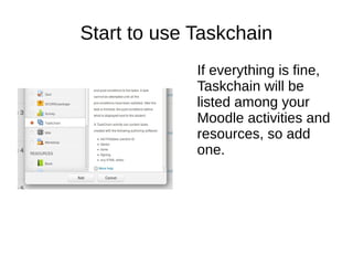 Using Moodle's Taskchain Plug-In | ODP