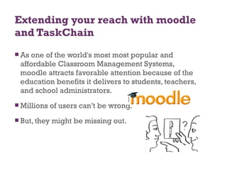 Using Moodle's Taskchain Plug-In | ODP