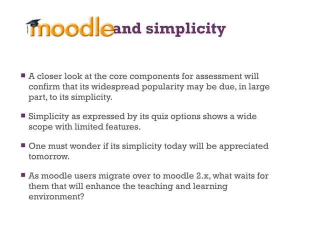 Using Moodle's Taskchain Plug-In | PPT