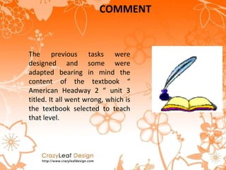 Task design project powerpoint (4) | PPT