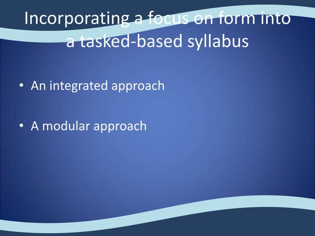 Task-based Syllabus | PPT