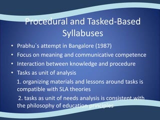 Task-based Syllabus | PPT
