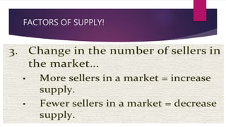 SUPPLY AND DEMAND | PPTX