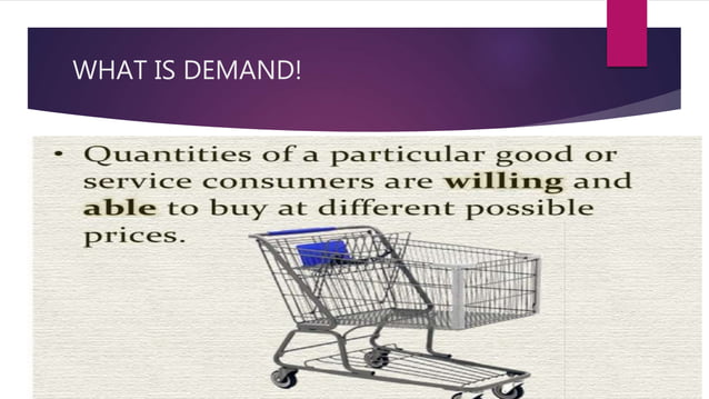 SUPPLY AND DEMAND | PPT