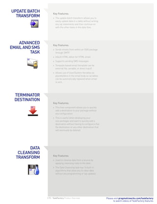 Task Factory - Pragmatic Works | PDF