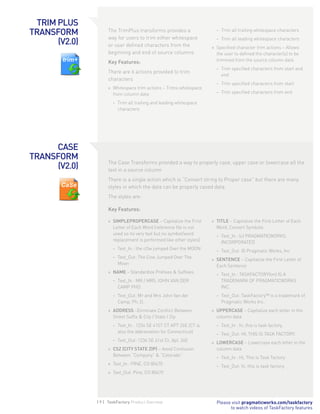 Task Factory - Pragmatic Works | PDF