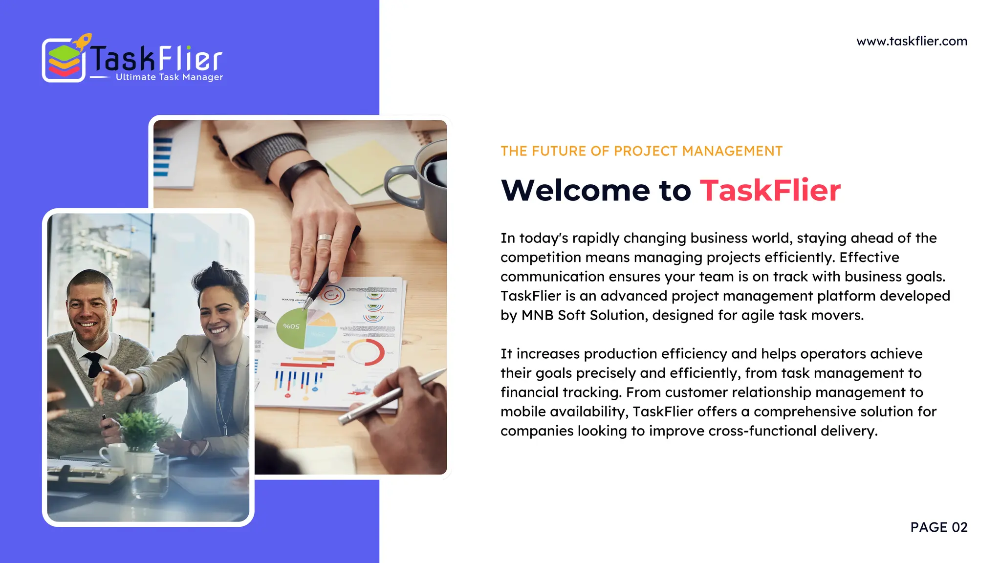 TASKFLIER - PROJECT MANAGEMENT SOFTWARE | PPT