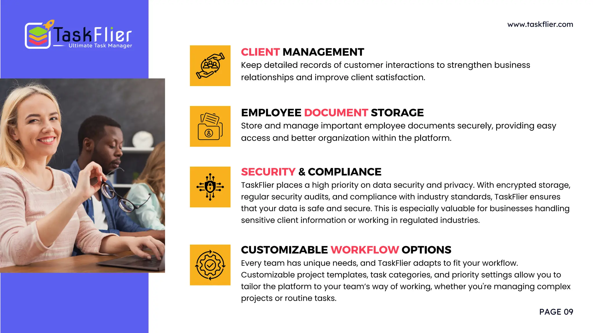 TASKFLIER - PROJECT MANAGEMENT SOFTWARE | PDF