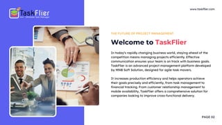 TASKFLIER - PROJECT MANAGEMENT SOFTWARE | PDF
