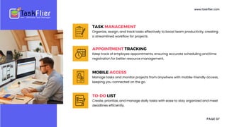 TASKFLIER - PROJECT MANAGEMENT SOFTWARE | PDF