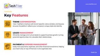 TASKFLIER - PROJECT MANAGEMENT SOFTWARE | PPT