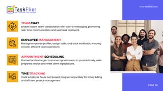 TASKFLIER - PROJECT MANAGEMENT SOFTWARE | PPT