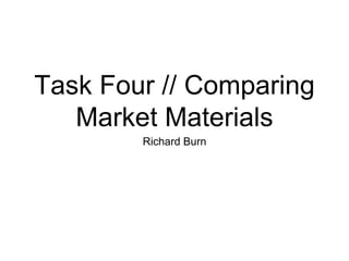 Task Four // Comparison | PPT