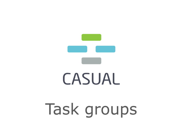 Task groups | PPT