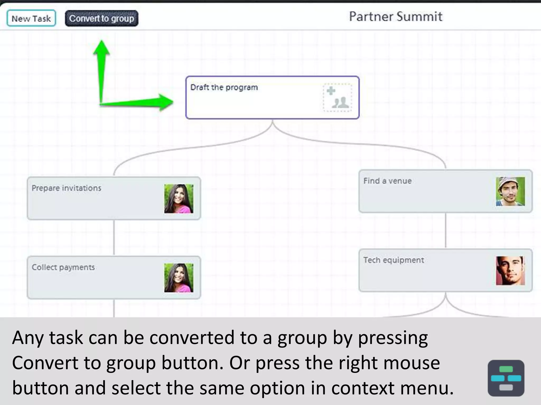 Task groups in casual | PPT