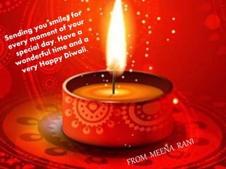 Diwali Wishes to all by Meena Rani | PPTX | Hinduism | Religion & Spirituality