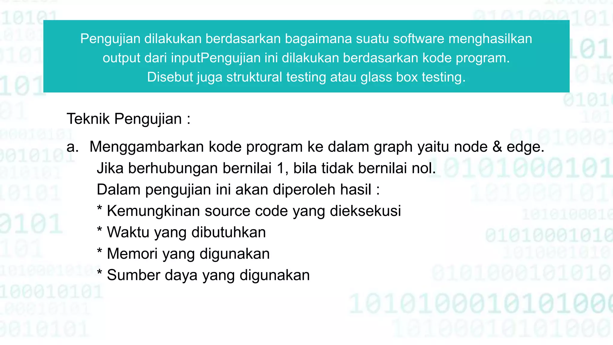 White Box dan Black Box Testing | PPT