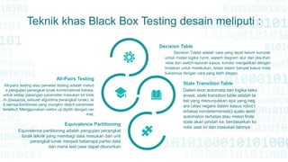 White Box dan Black Box Testing | PPT