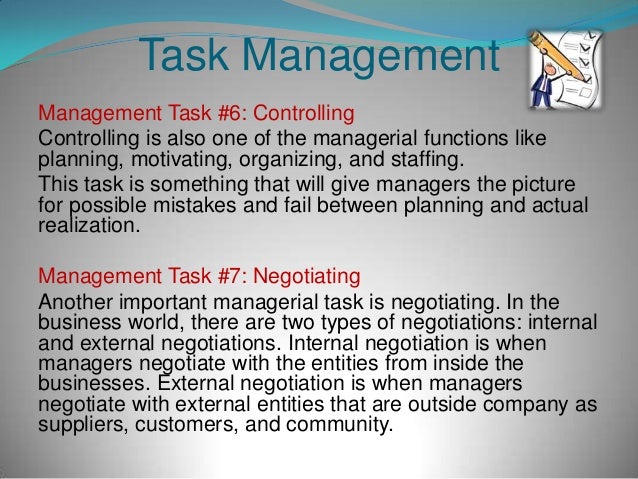 Task management