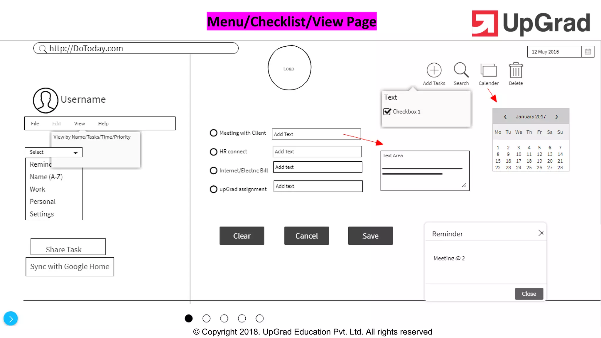 Task management app wireframe+prototype amit katyayan | PDF